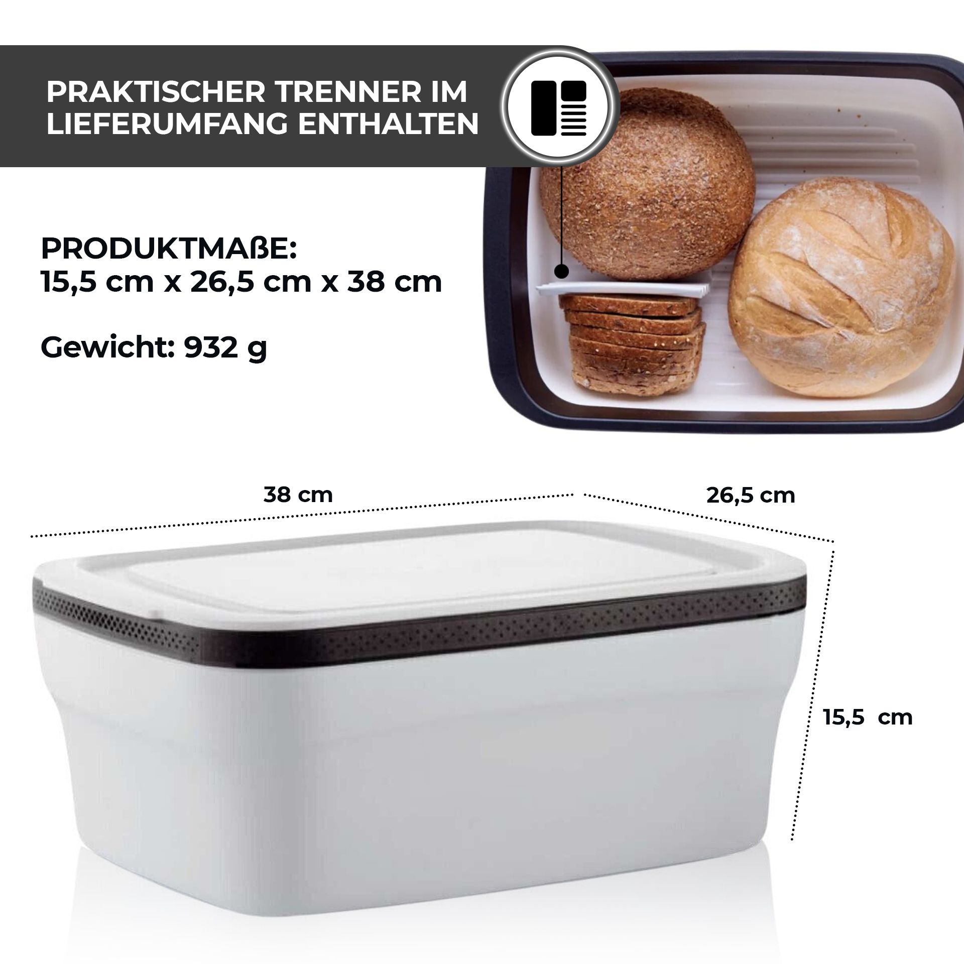 Brotkasten Tupperware BreadSmart Large | Large | BM1000572-L